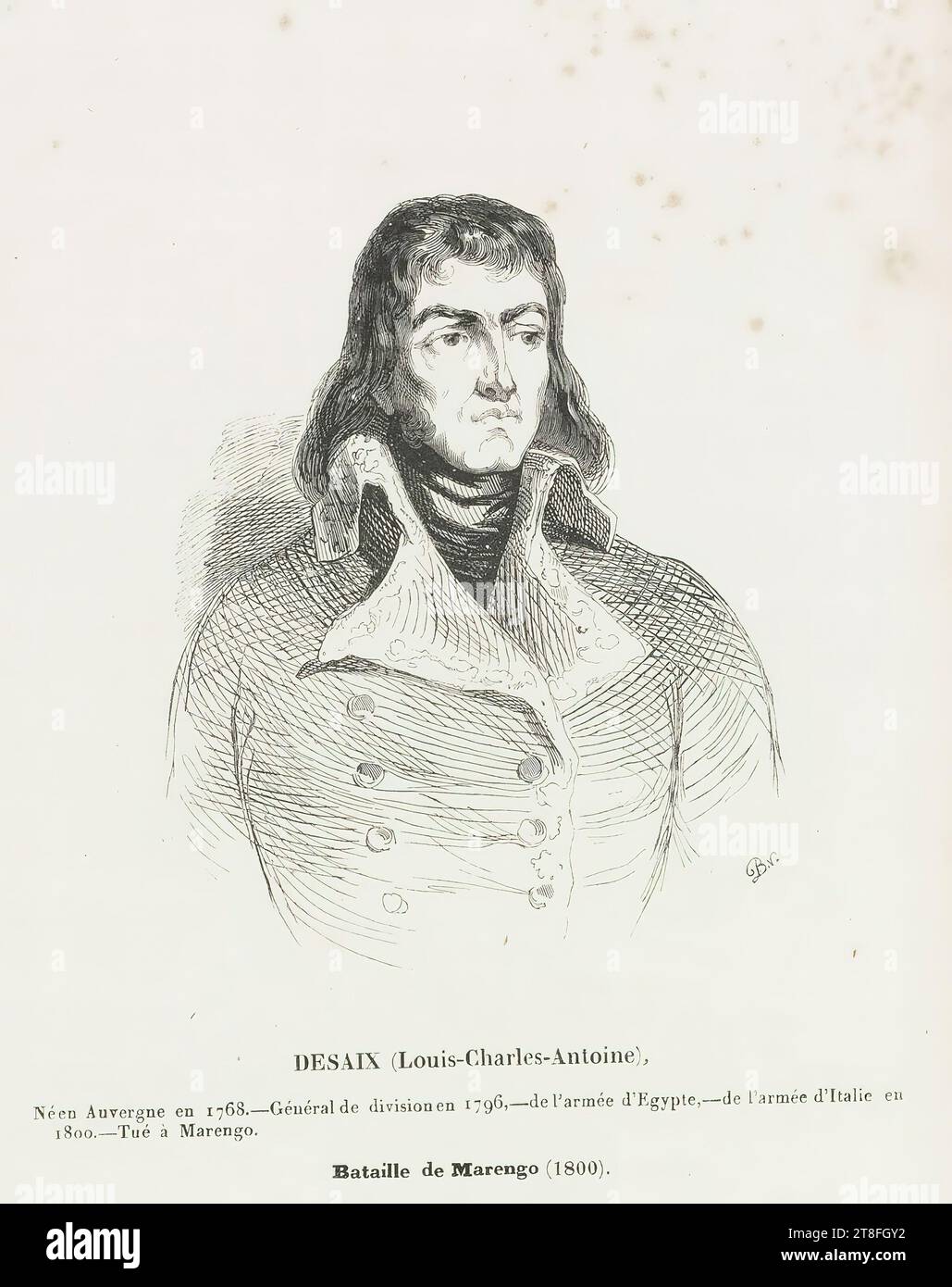 Br. DESAIX (Louis-Charles-Antoine), Born in Auvergne in 1768.-General ...