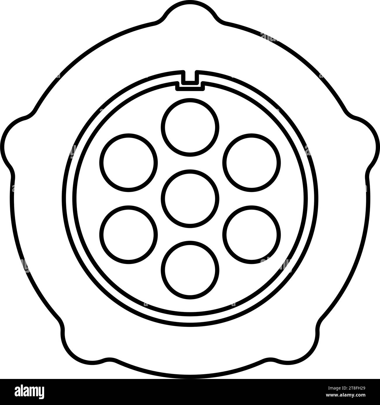 Latch plate Stock Vector Images - Alamy