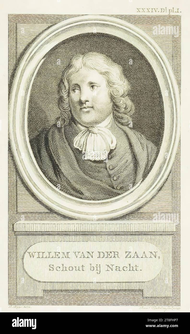WILLEM VAN DER ZAAN, Sheriff by Night. XXXIV.Dl.Pl.I. J. Buys, delin ...