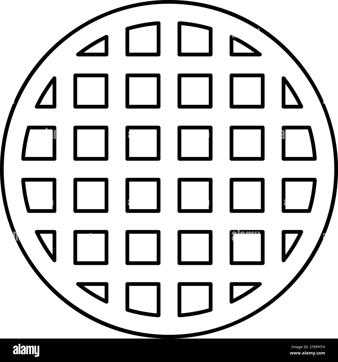 Grating grate lattice trellis net mesh BBQ grill grilling surface round ...