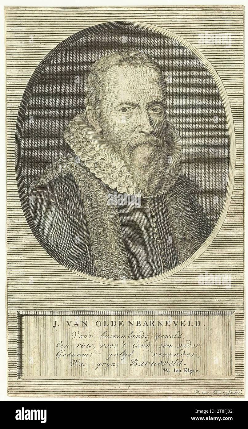 J. VAN OLDENBARNEVELD., For foreign violence, A rock, ear 't land a ...