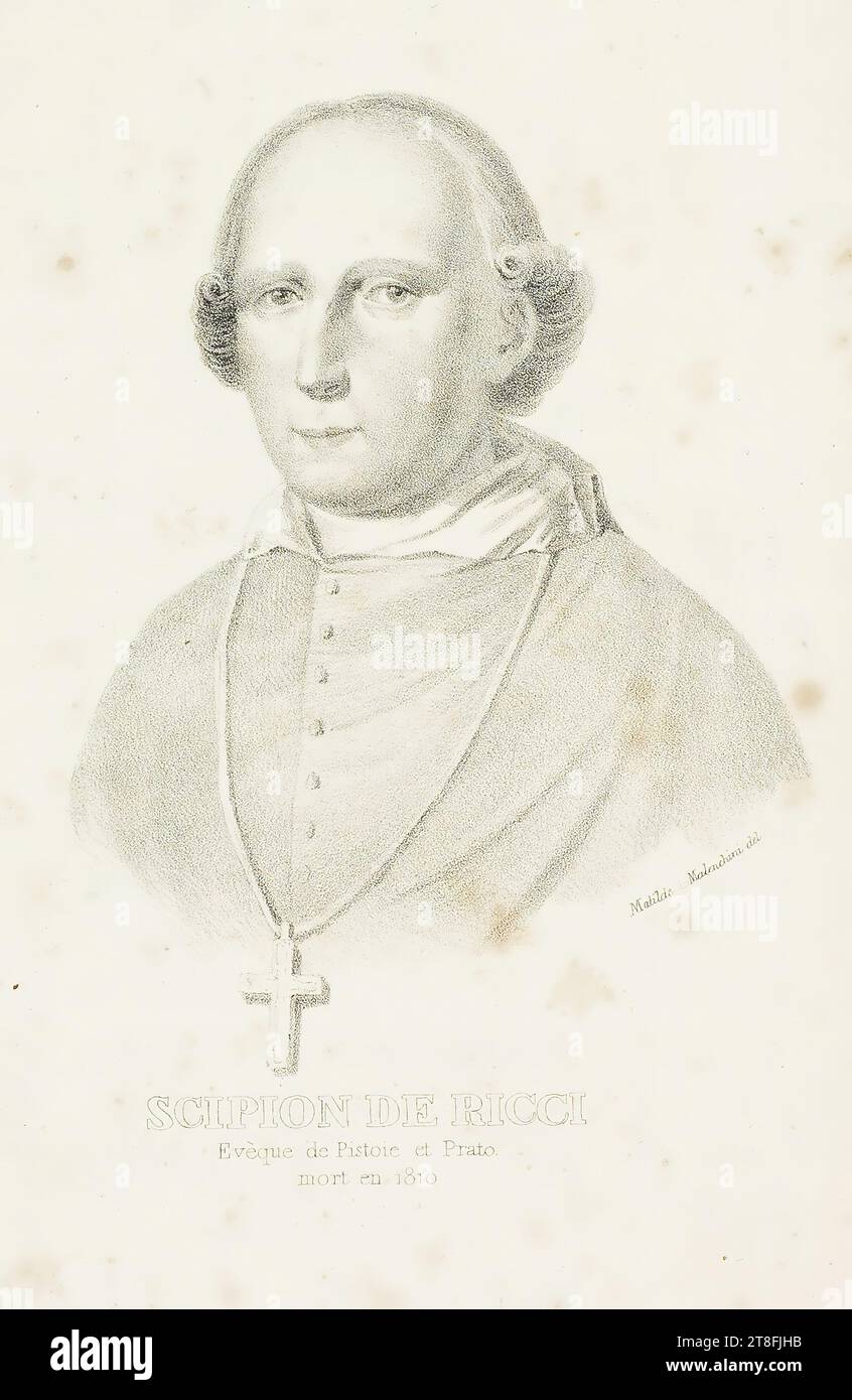 Matilde Malenchini del. SCIPIO DE RICCI, Bishop of Pistoia and Prato ...