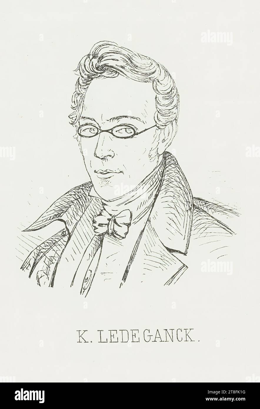 K. LEDEGANCK. illustration from: Our Flemish poets 1830-1880: Choice of ...