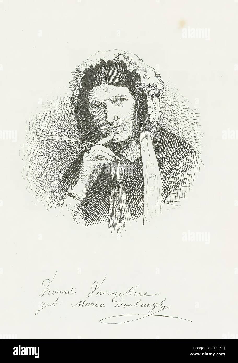 Lady Vanckere, geb. Maria Doolaeghe. illustration from: Our Flemish ...