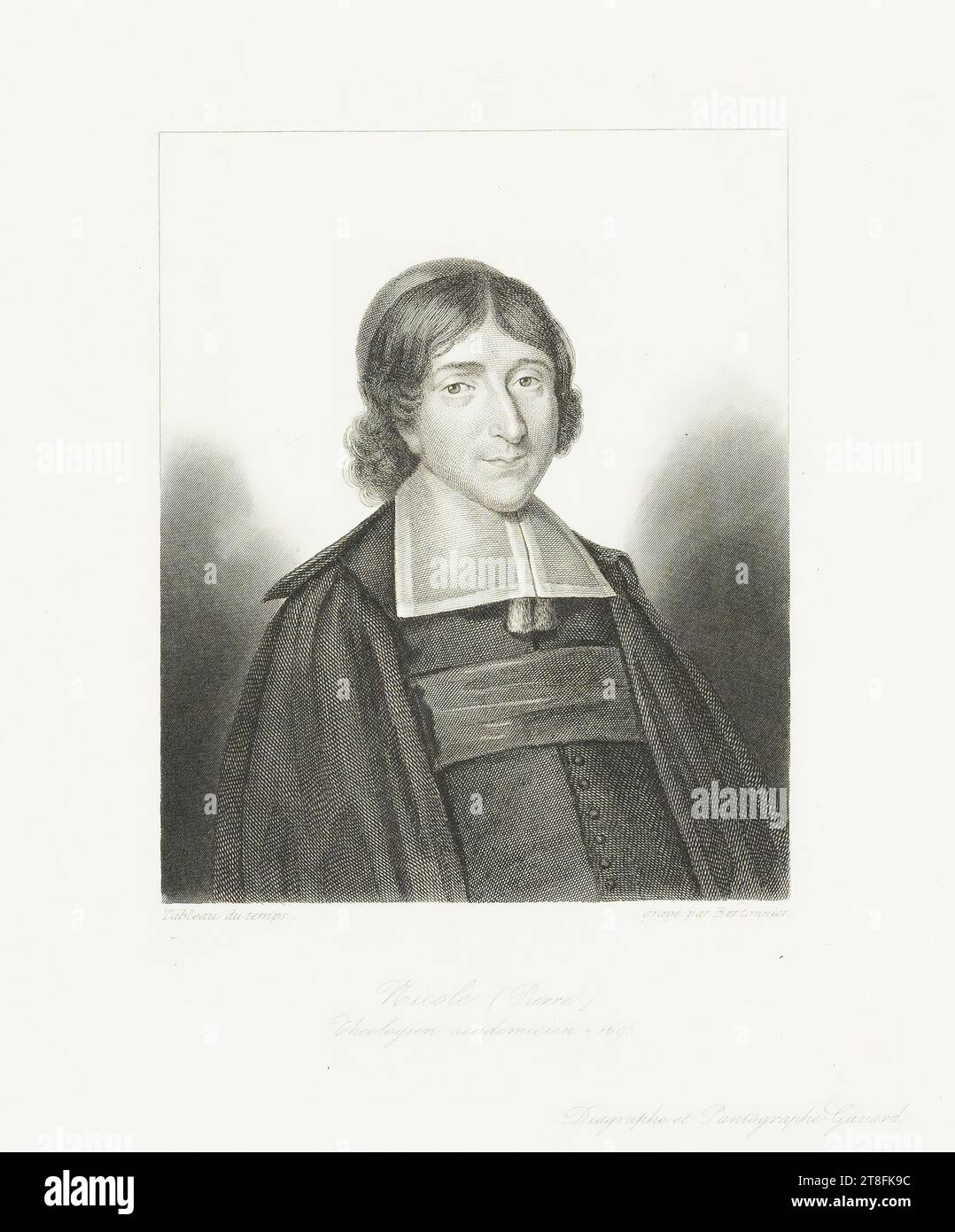 Time table. engraved by Bertonnier. Nicole (Pierre), Academic ...