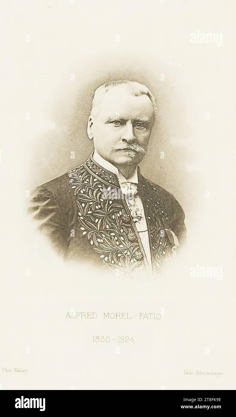 ALFRED MOREL-FATIO, 1850-1924. photo Walery. Helium. Schutzenberger ...