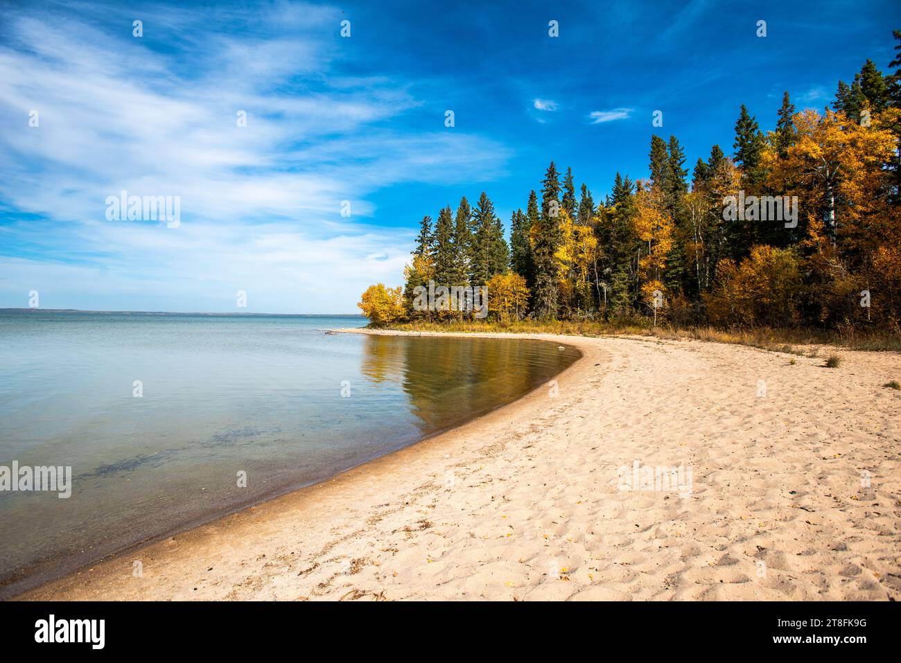 Autumn in Prince Albert National Park Stock Photo - Alamy