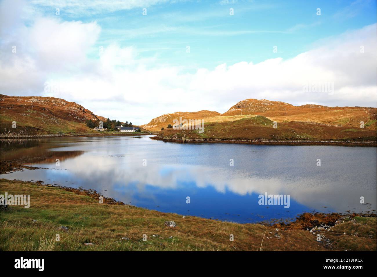 A landscape with reflections by the Golden Road on the east coast of ...