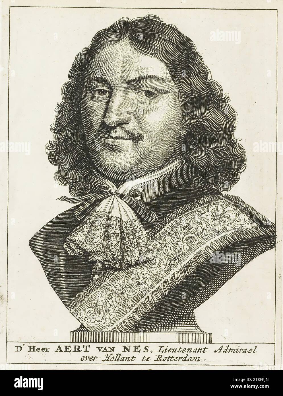 Bust. D' Heer AERT VAN NES, Lieutenant Admiral, about Hollant at ...
