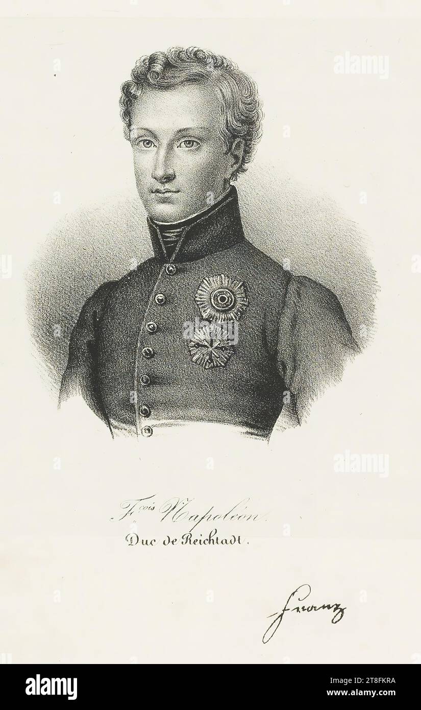 Times Napoleon, Duke of Reichtadt. franz signature Stock Photo - Alamy