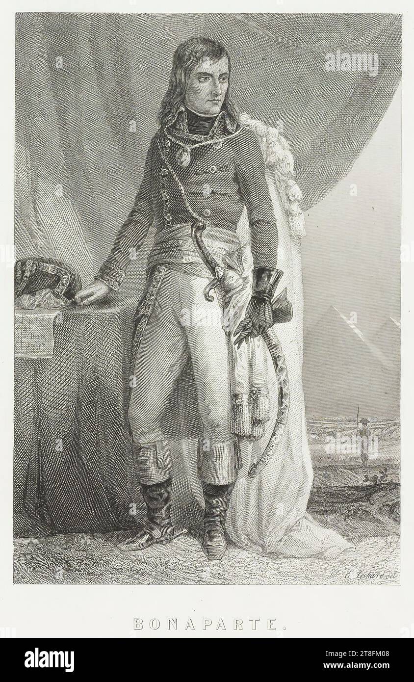 E. Lechard del. BONAPARTE. illustration from: Historical Gallery of the ...