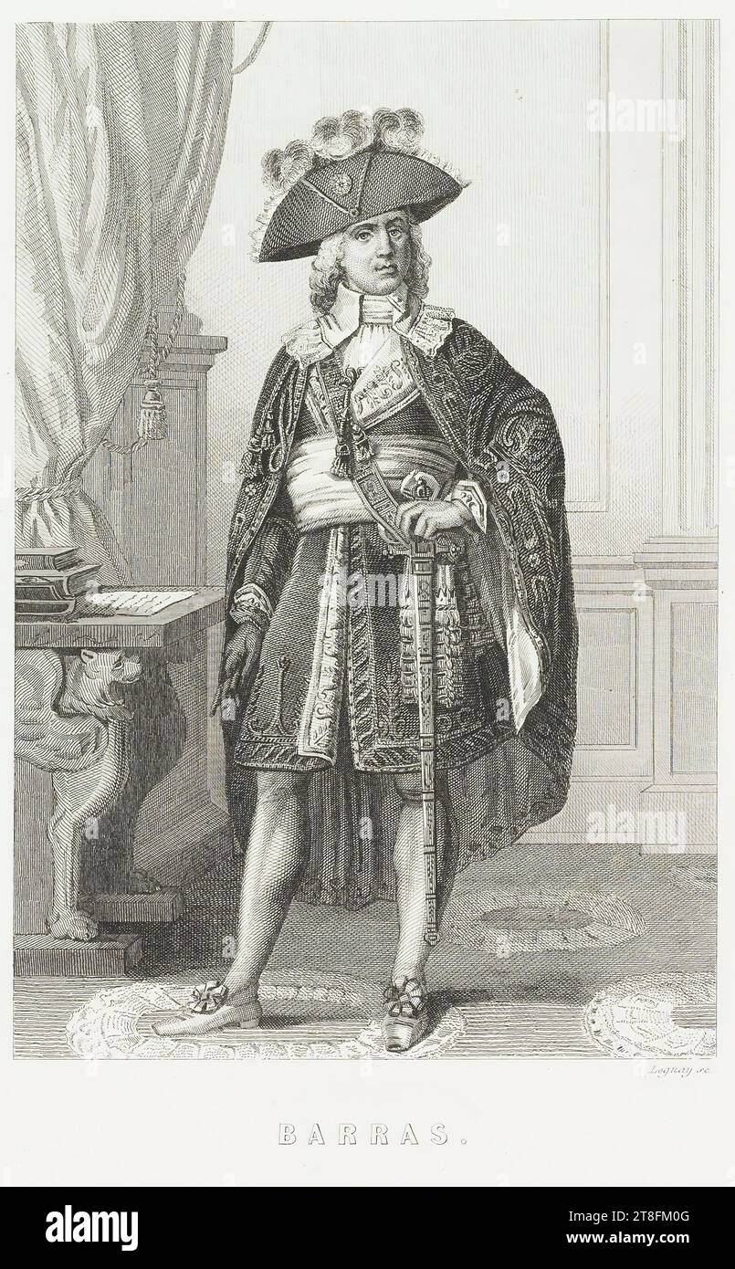 Leguay sc. BARRAS. illustration from: Historical Gallery of the French ...