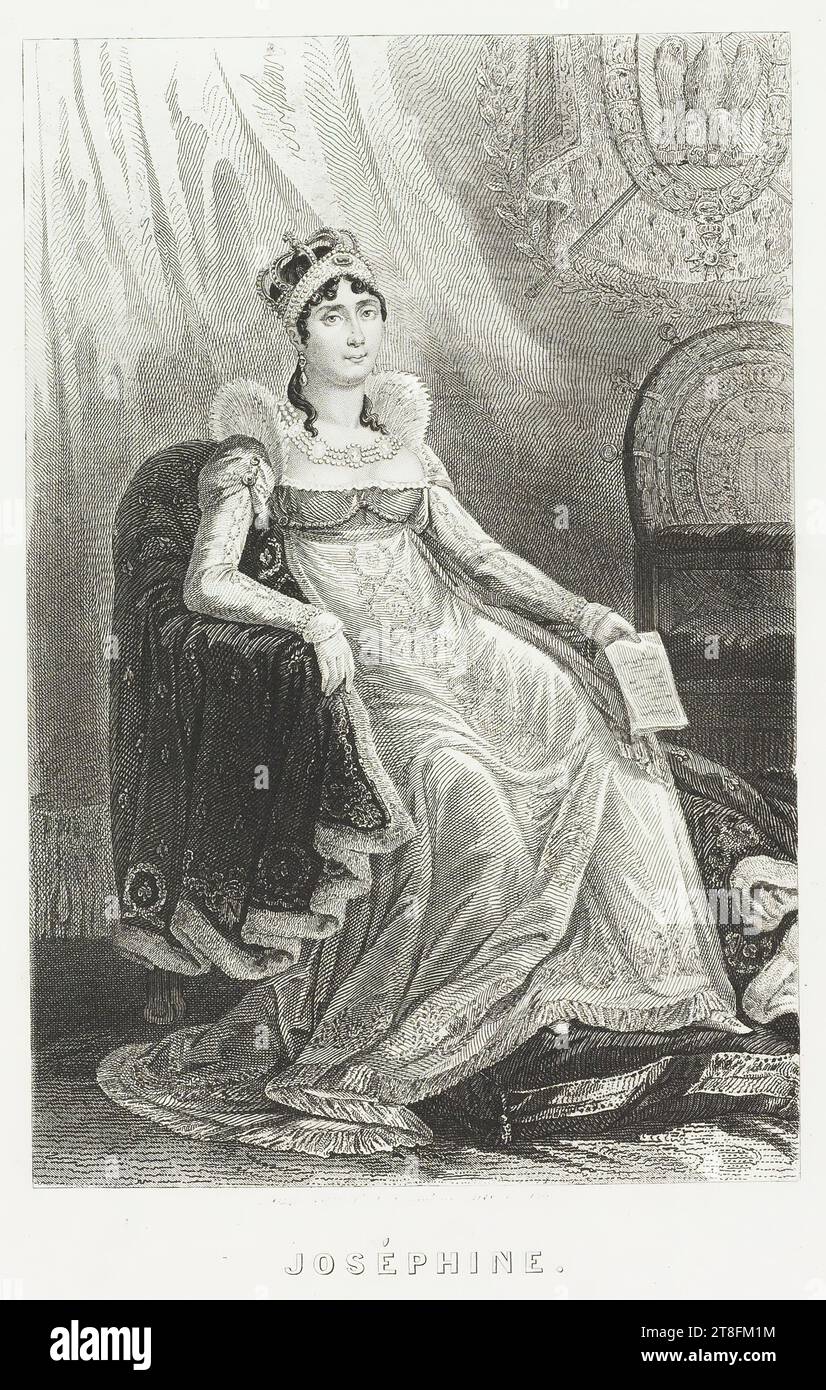 JOSEPHINE. illustration from: Historical Gallery of the French ...