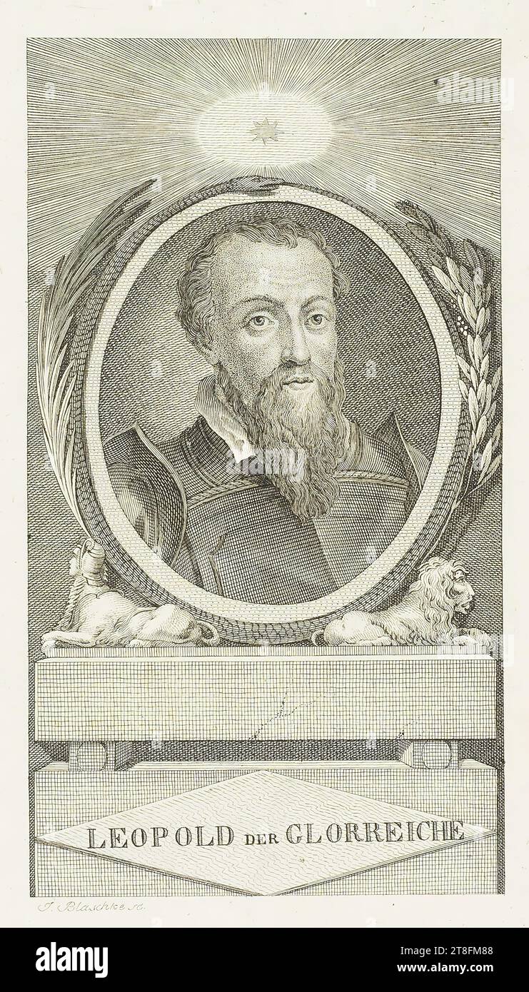 LEOPOLD THE GLORIOUS. J Blaschke sc Stock Photo - Alamy