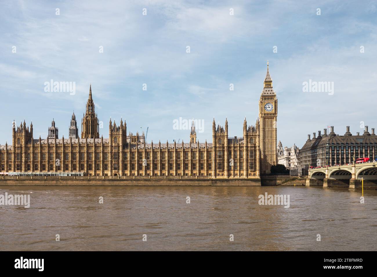 The majestic Houses of Parliament and the iconic Big Ben clock tower ...