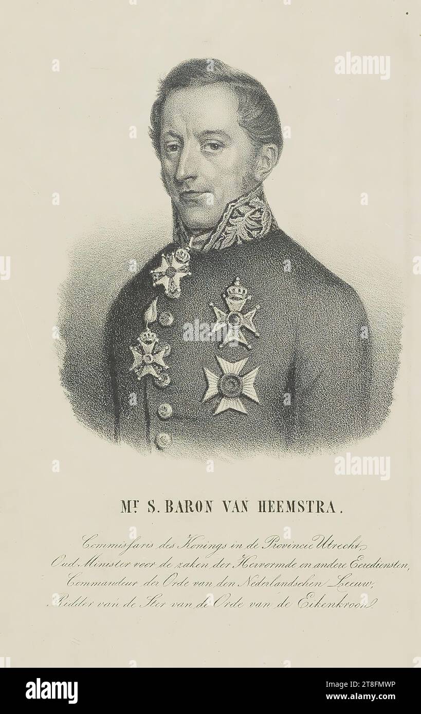 Mr. S. BARON VAN HEEMSTRA., Commissioner of the King in the Province of ...