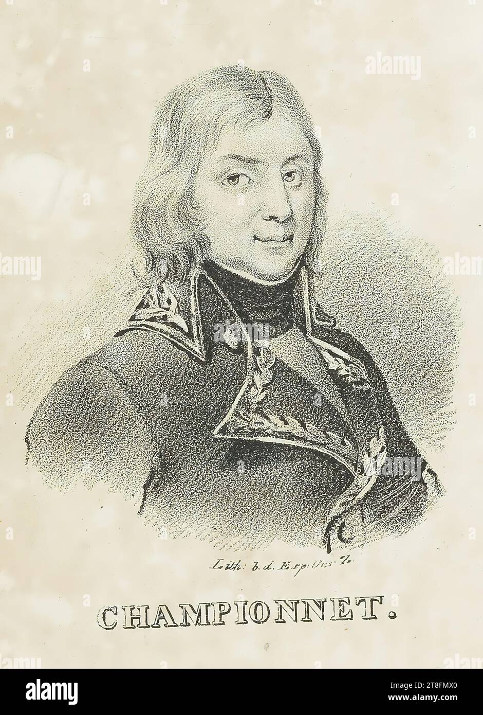 artist's name not legible. Lith. b.d. Aspen: .... CHAMPIONNET Stock ...