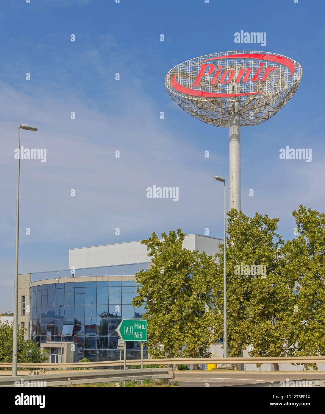 Paracin, Serbia - October 06, 2023: Chocolate Factory Pionir With Tall ...