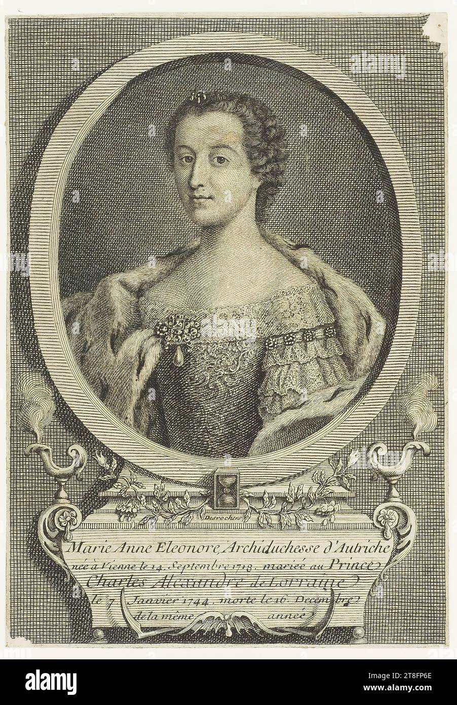 Desrochers, Marie Anne Eleonore, Archduchess of Austria, born in Vienna ...
