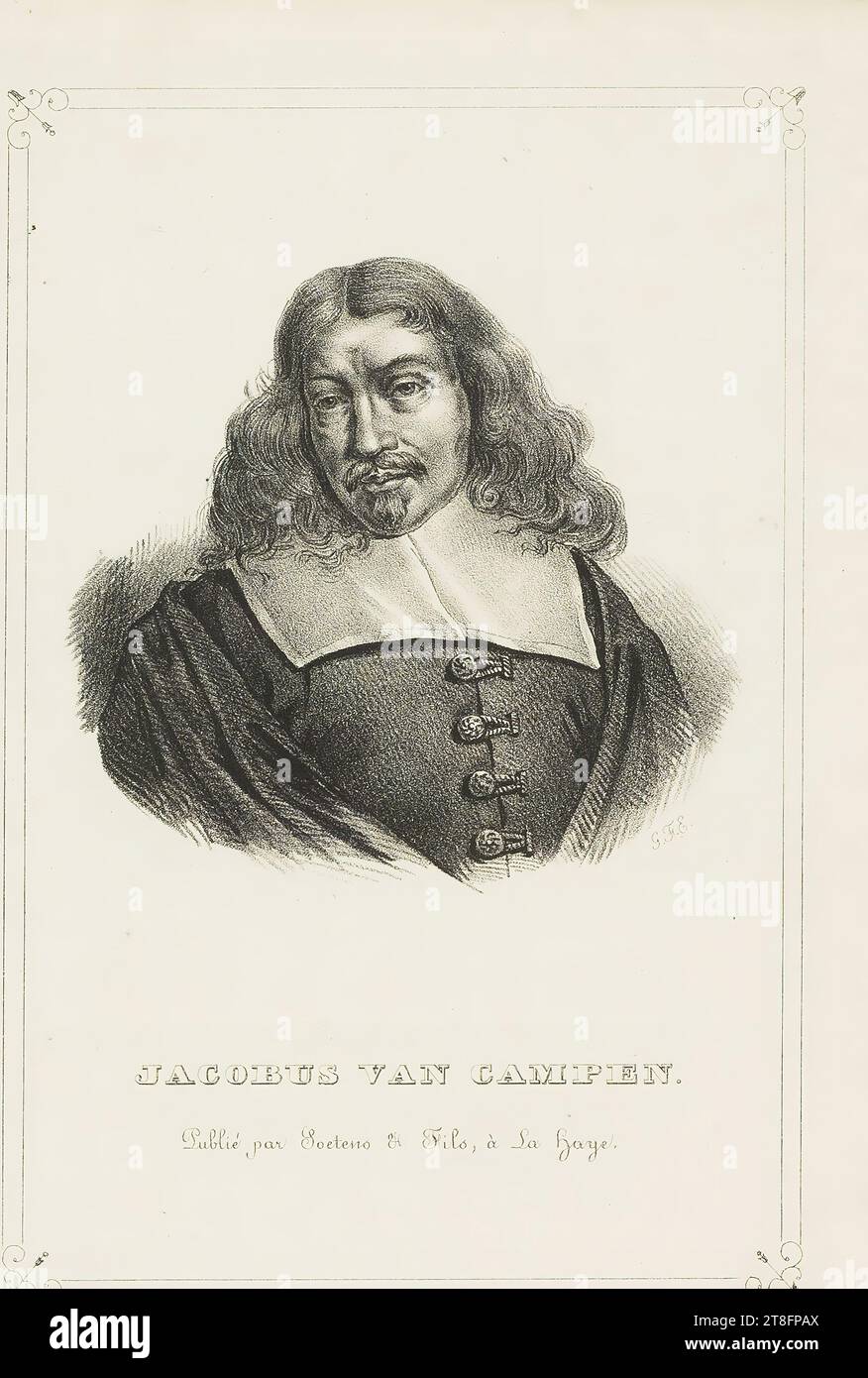 G.F.E. monogram. JACOBUS VAN CAMPEN. Publié par Soetens & Fils, à la ...