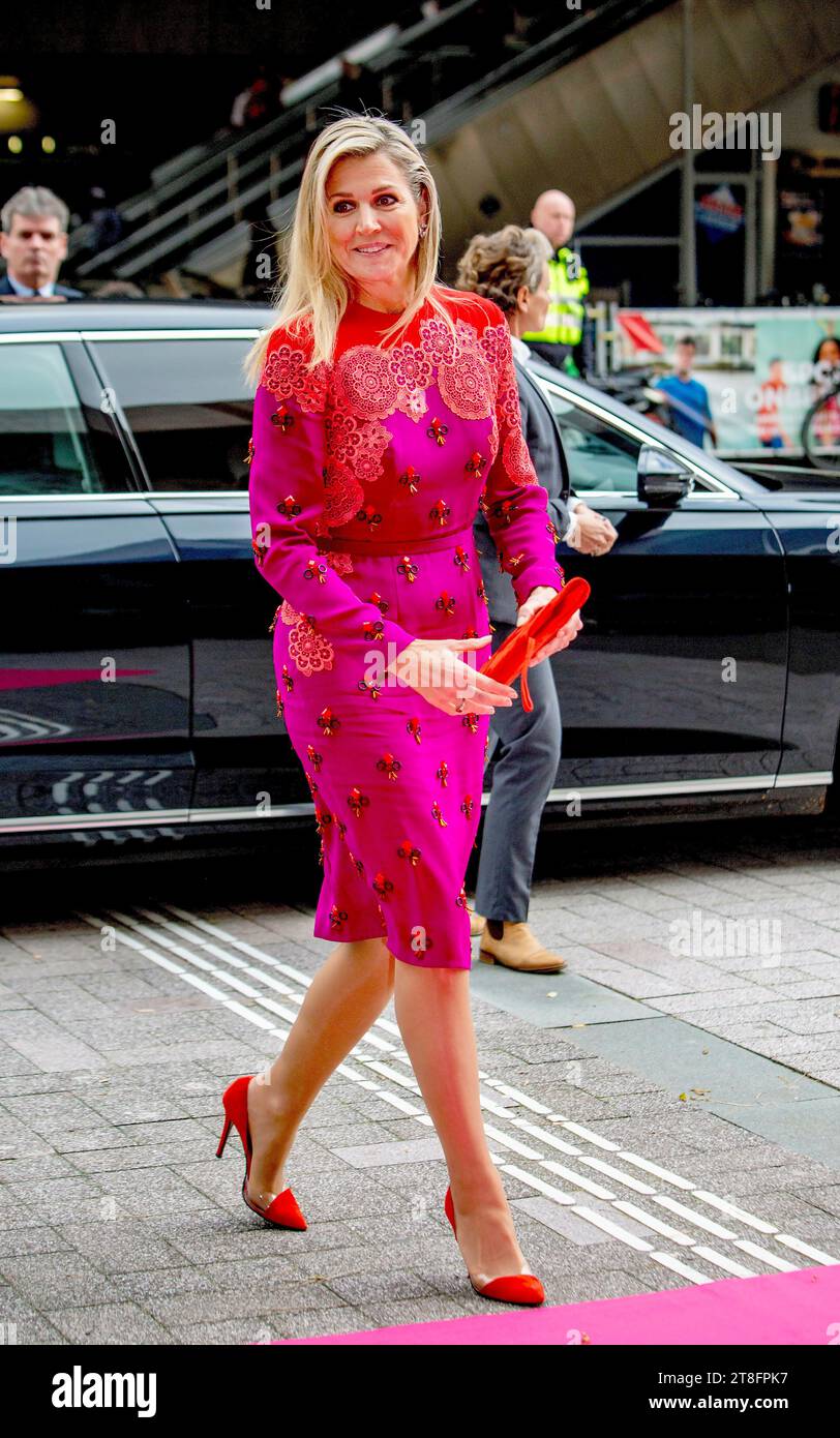 Rotterdam, Niederlande. 20th Nov, 2023. Arrival Queen Maxima of the ...