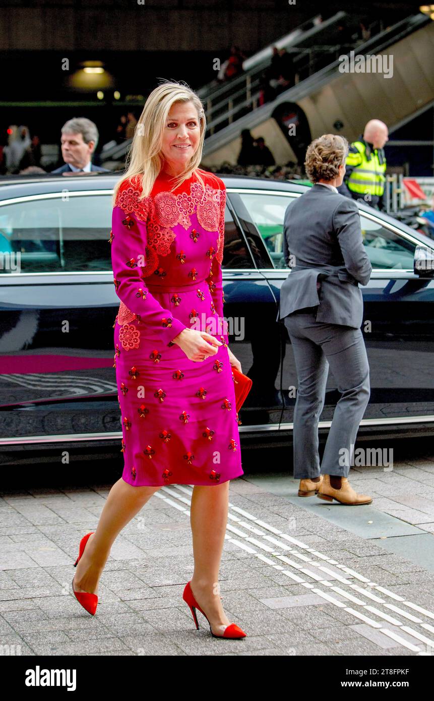 Rotterdam, Niederlande. 20th Nov, 2023. Arrival Queen Maxima of the ...