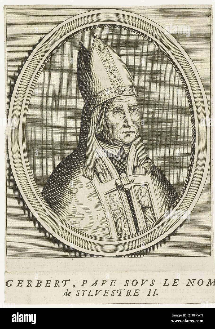 GERBERT, POPE SOVS THE NAME, of Sylvester II Stock Photo - Alamy