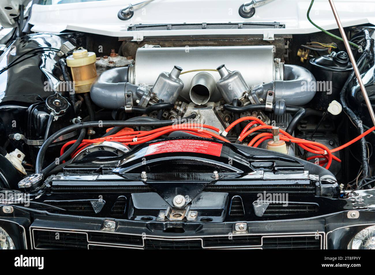 Rover P6 engine. Rover Sports Register Stock Photo - Alamy