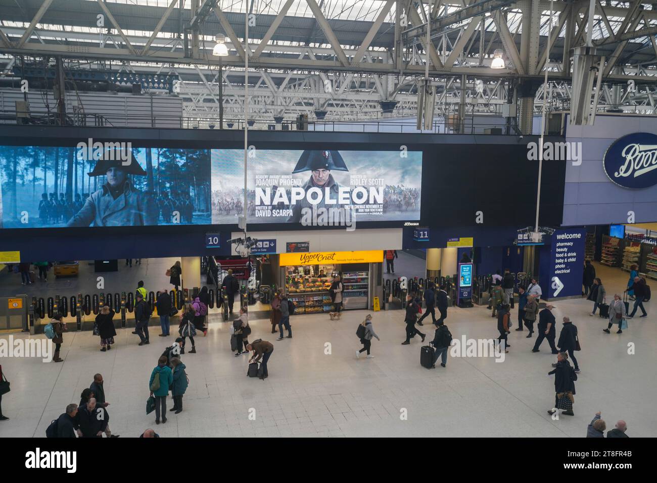 London, UK. 20 November 2023. Napoleon, the new film advertised at ...