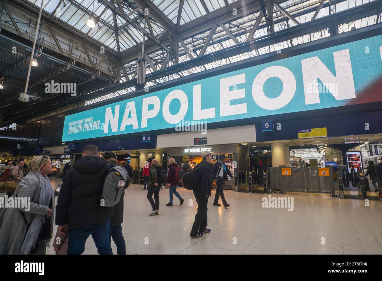 London, UK. 20 November 2023. Napoleon, the new film advertised at ...