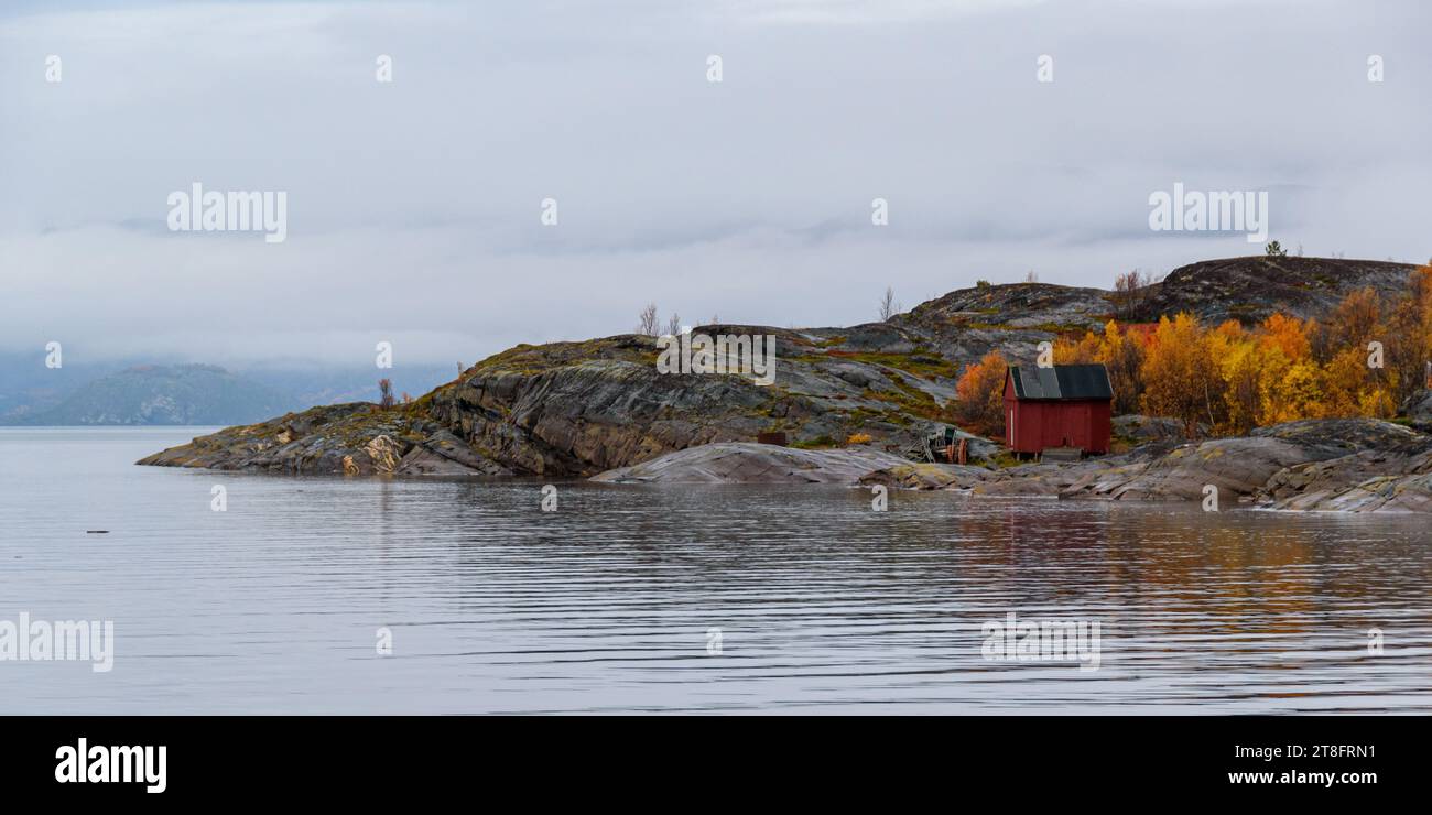 Autumn colours in Alta, Finnmark, Norway Stock Photo - Alamy