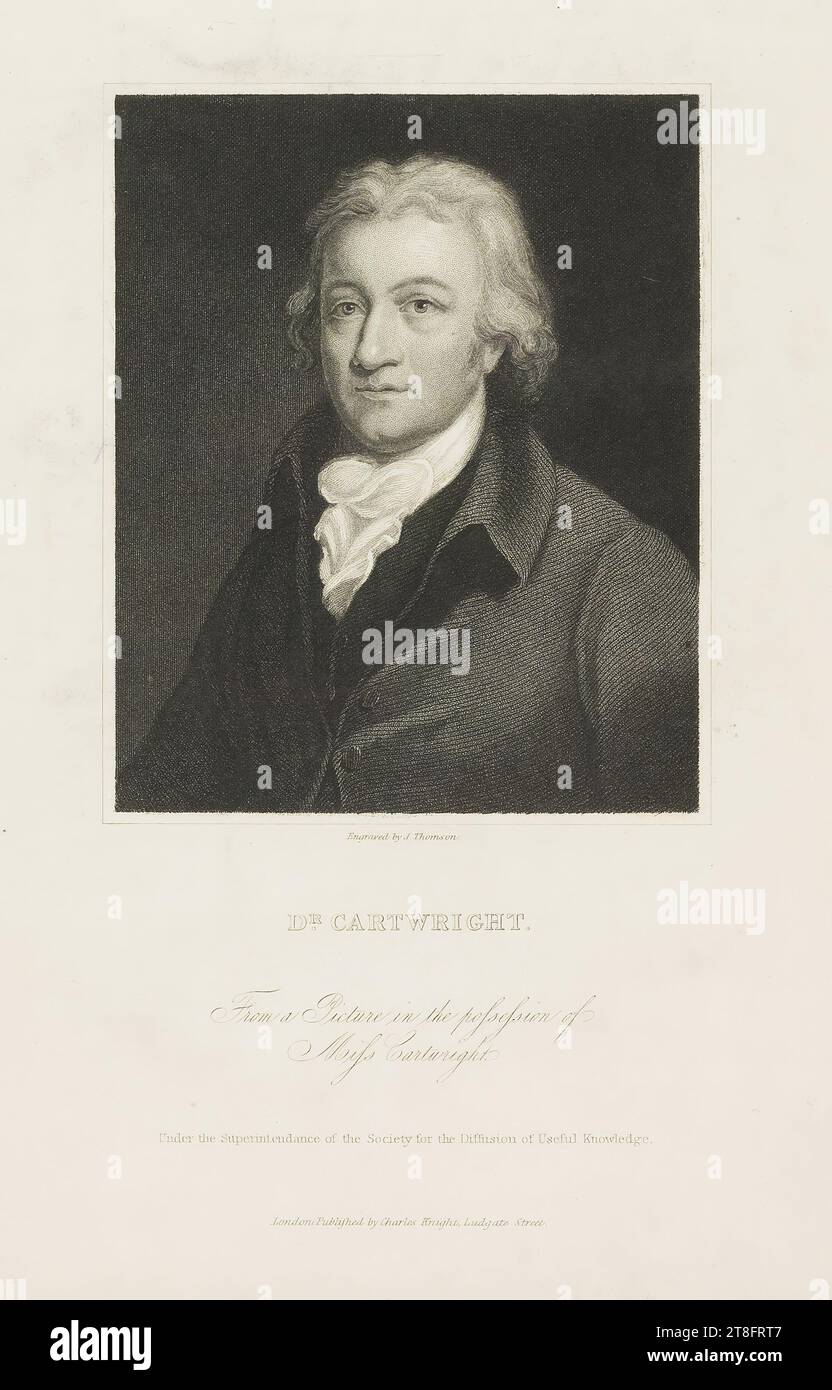 Engraved by J. Thomson. DR. CARTWRIGHT, From a picture in the ...
