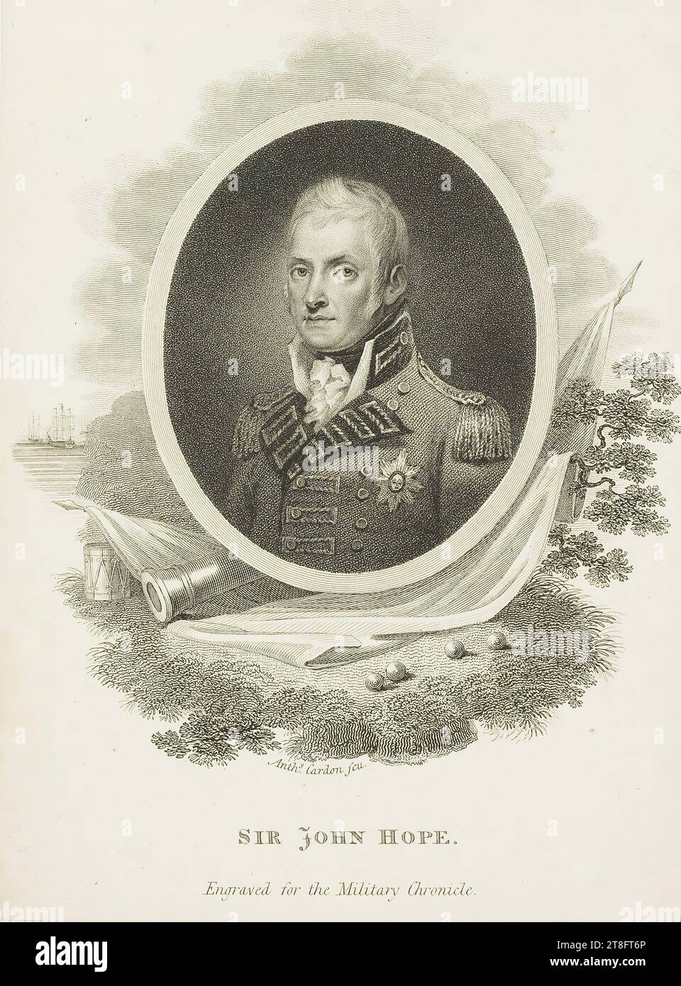Anths. Cardon fcu. SIR JOHN HOPE. Engraved for the Military Chronicle ...