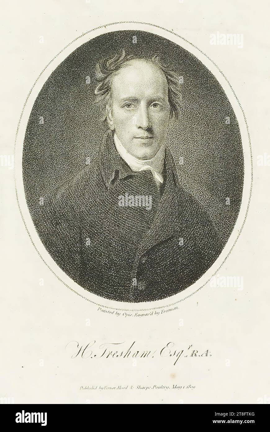 Painted by Opie, Engraved by Freeman. H. Tresham. Esq.r, R.A. Published ...