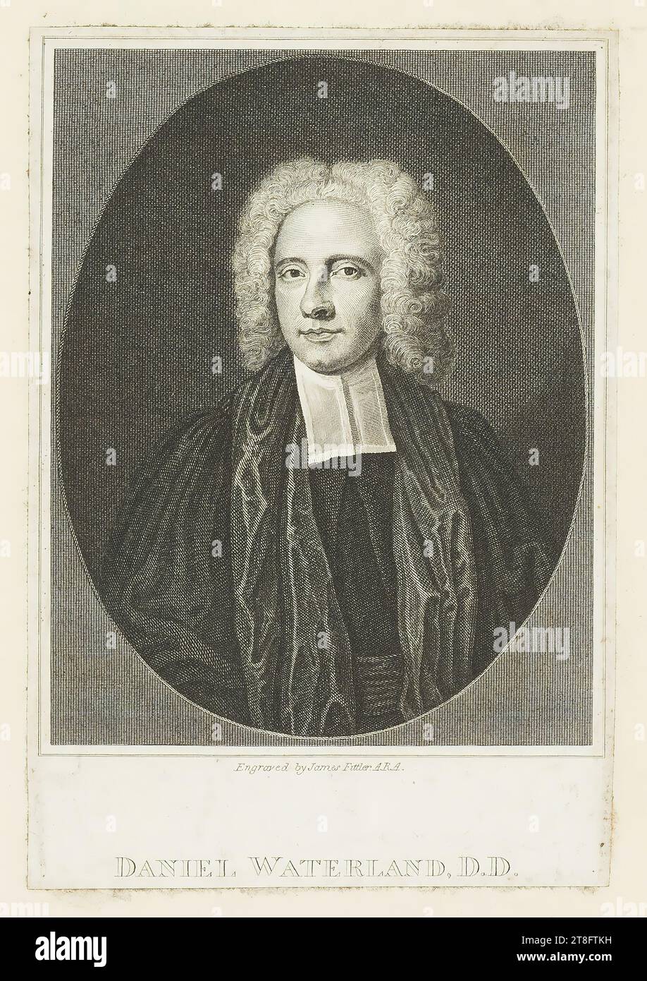 Engraved by James Fittler A.R.A. DANIEL WATERLAND, D.D Stock Photo - Alamy