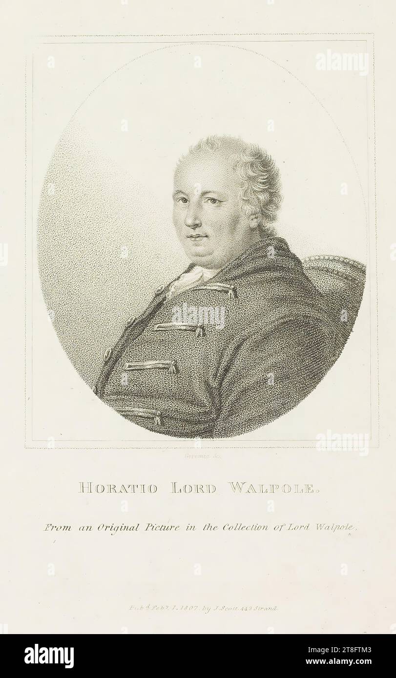 Geremia Sc. HORATIO LORD WALPOLE. From an Original Picture in the ...