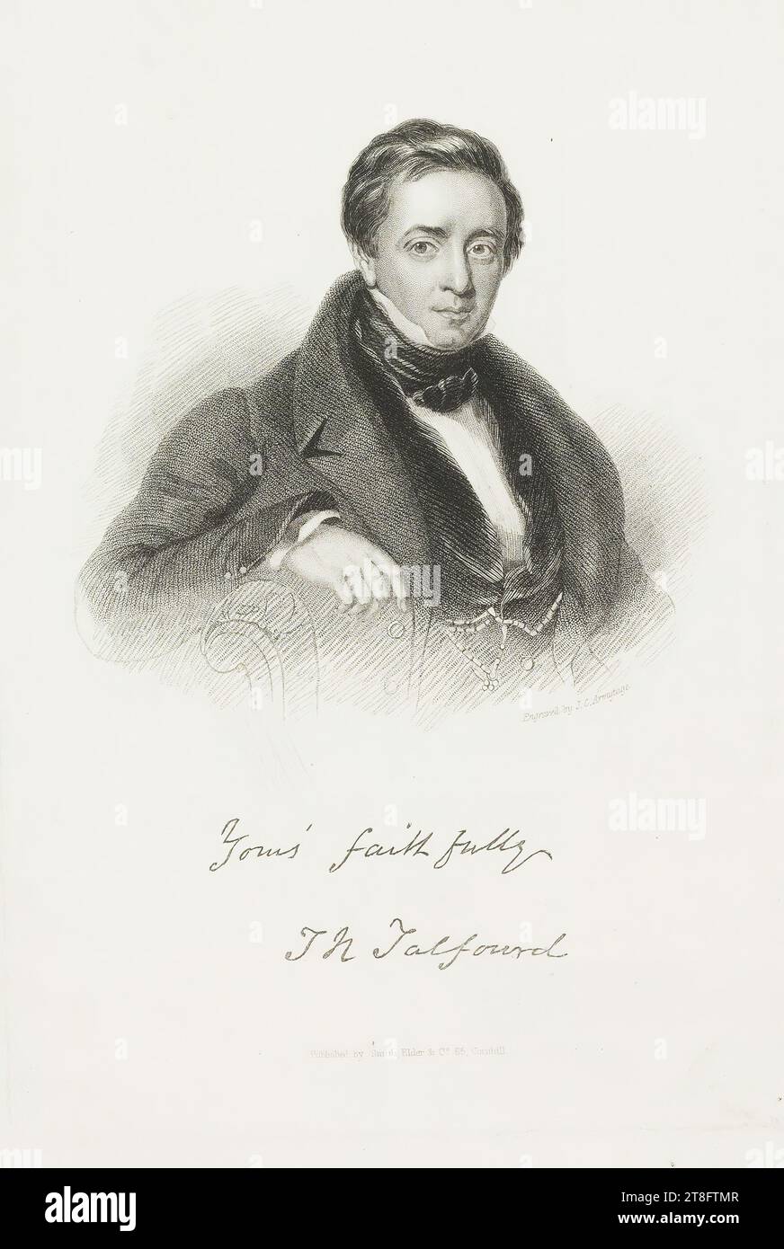 T n talfourd signature hi-res stock photography and images - Alamy