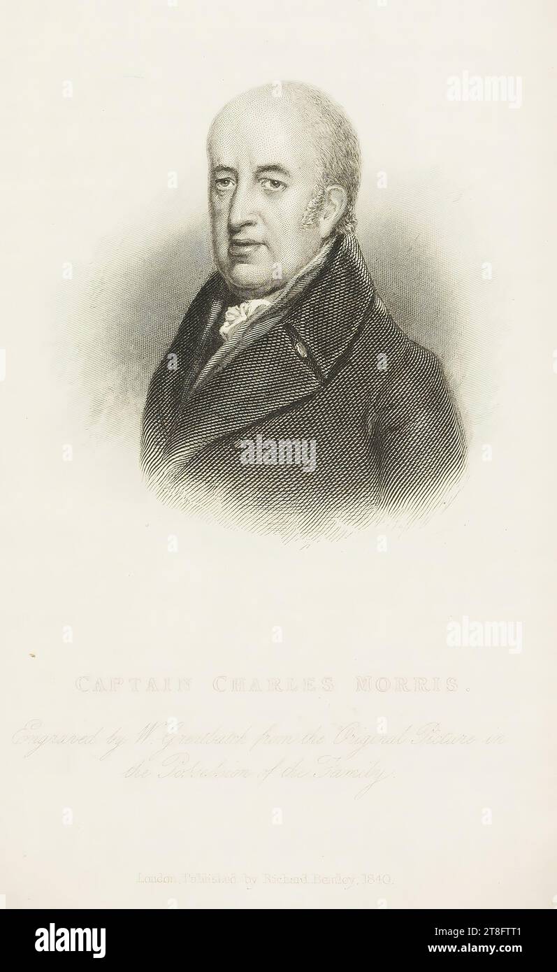 CAPTAIN CHARLES MORRIS. Engraved by W. Greatbatch from the Original in ...