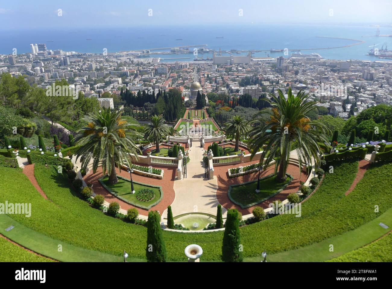 Bahai World Centre Haifa Israel Stock Photo - Alamy