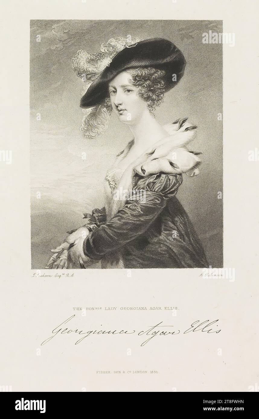 J. Jackson Esq.re R.A. H. Robinson. THE HON.BLE LADY GEORGINA AGAR ...