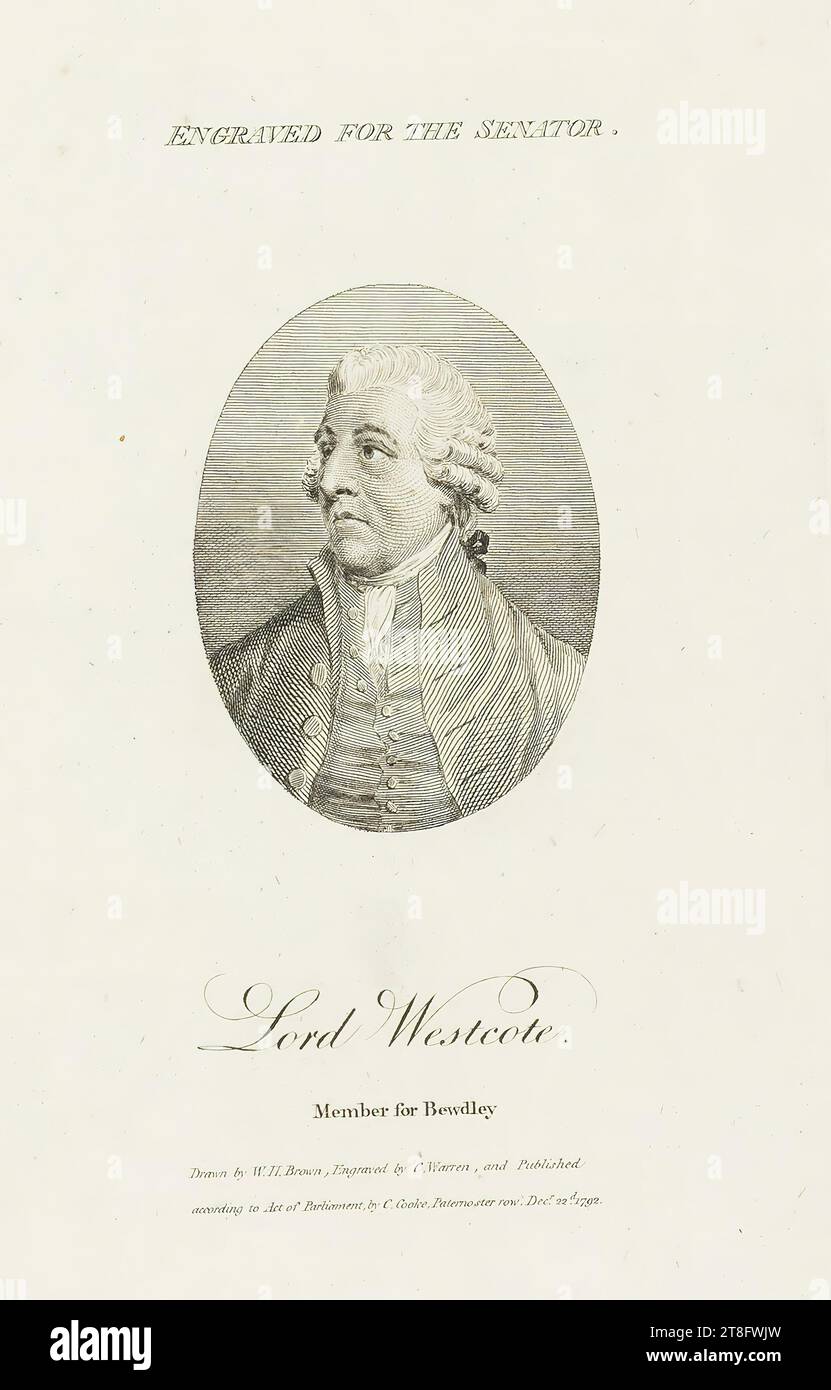 Lord westcote hi-res stock photography and images - Alamy