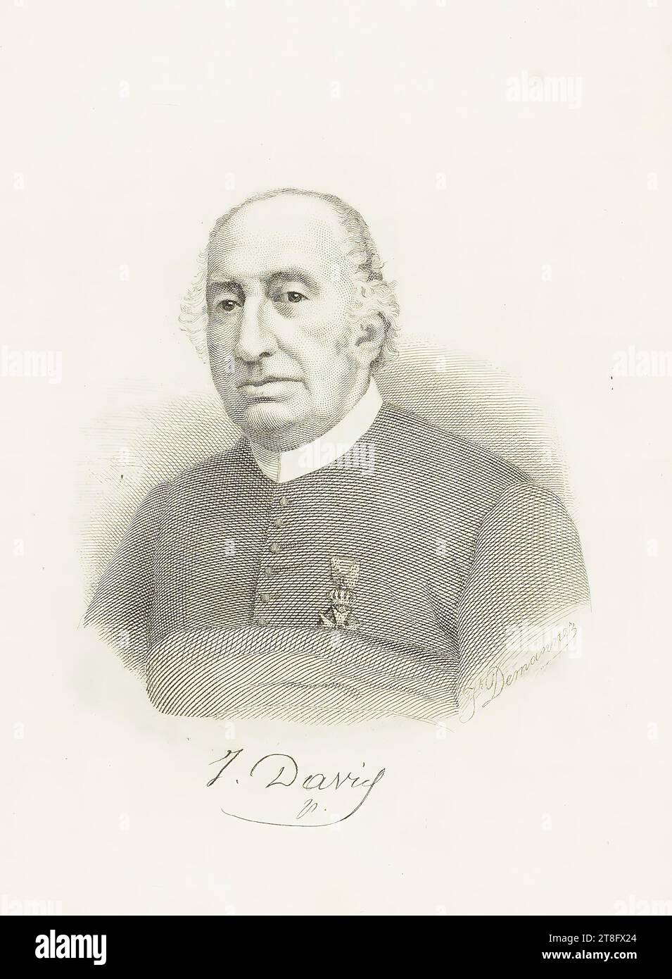 Jh. Ask. J. David signature Stock Photo - Alamy