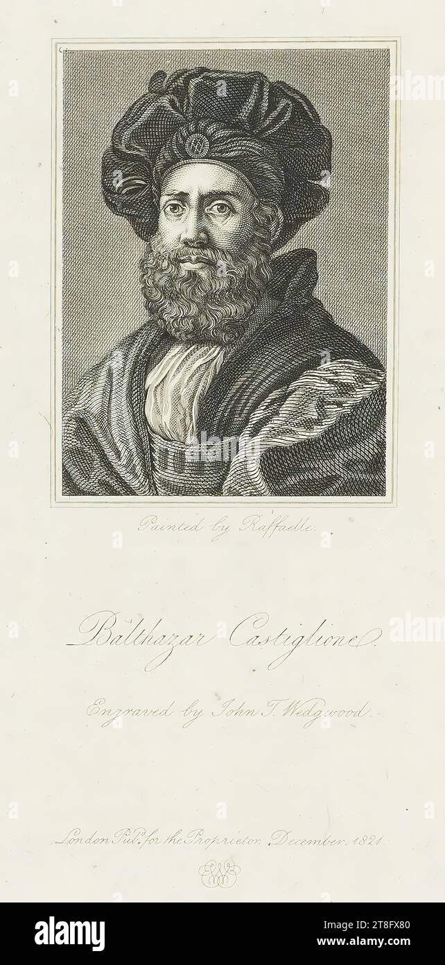 Painted by Raffaelle. Balthazar Castiglione. Engraved by John T ...