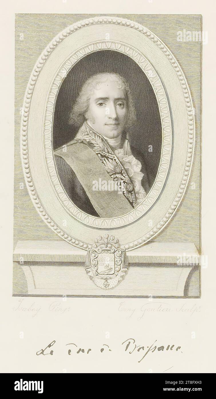 Isabey Pinx.t. Tony Goutiere Sculp.t. Le e... ... signature Stock Photo ...