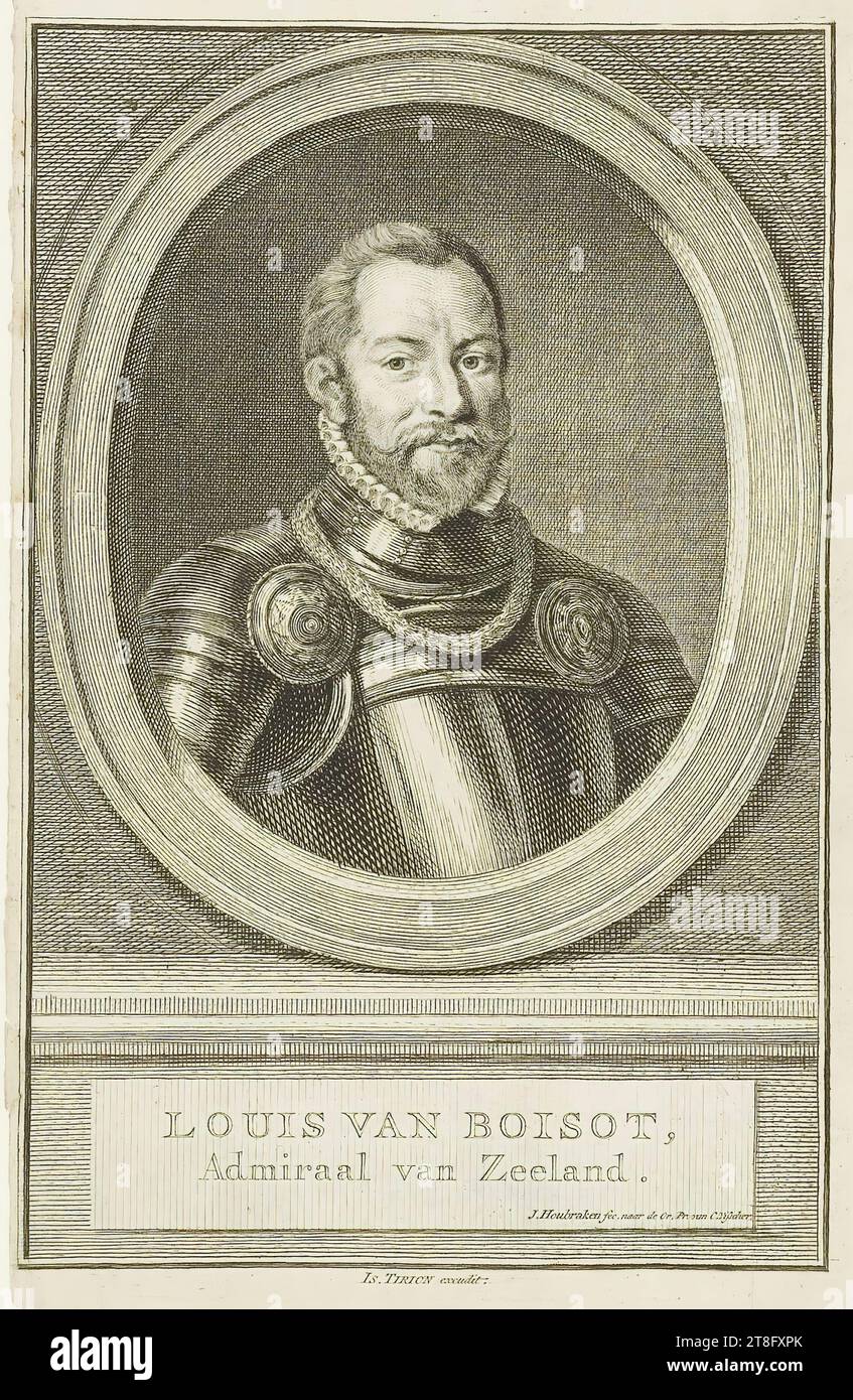 LOUIS VAN BOISOT, Admiral of Zeeland. J. Houbraken fec. after the Or ...