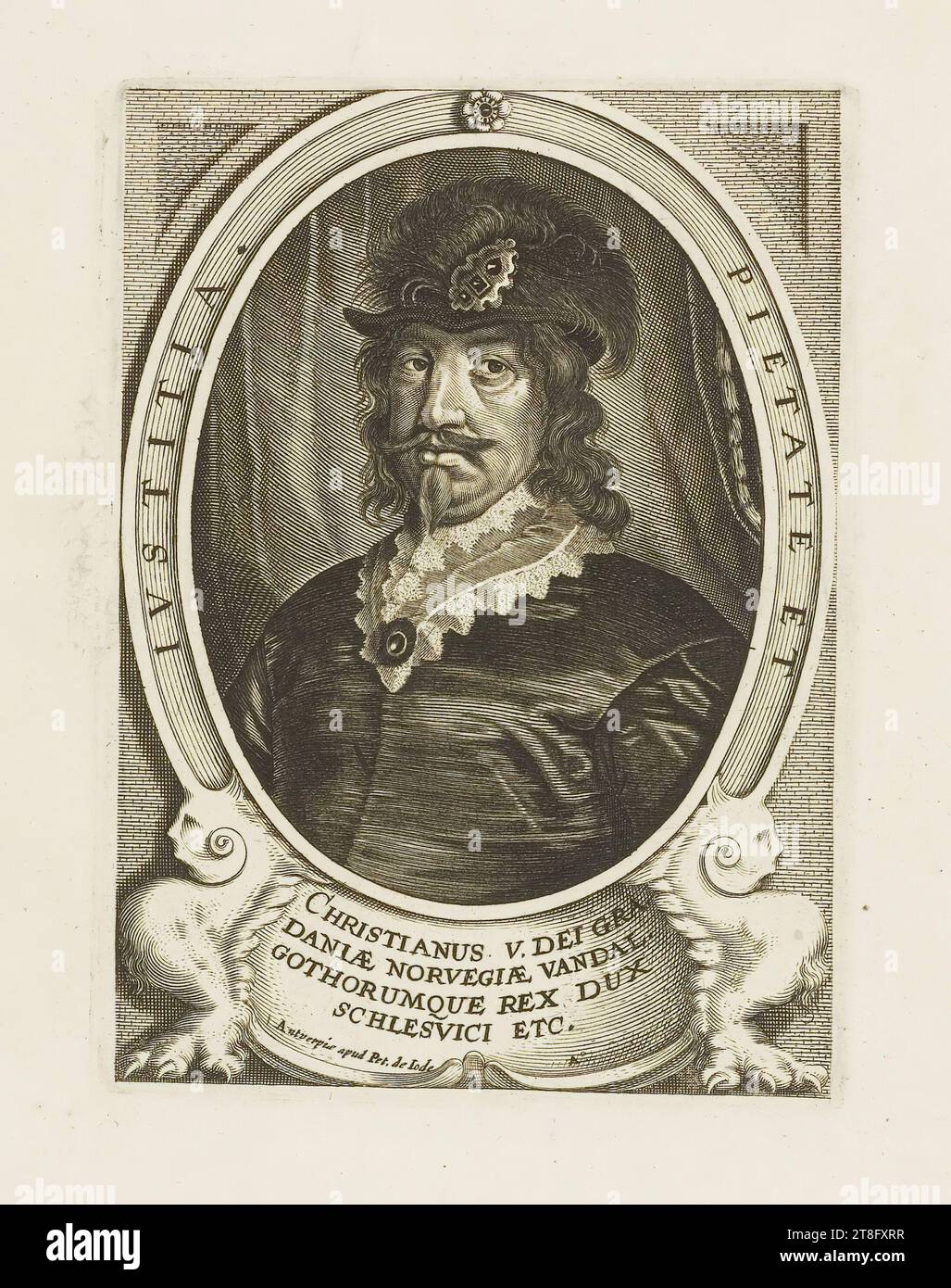 Piety and piety. CHRISTIAN V. KING DEI GRA, VANDAL OF DENMARK, NORWAY ...