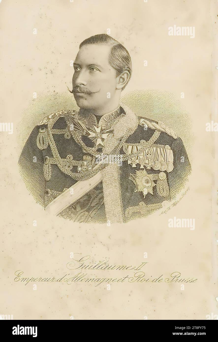 A. and Th. Weger, sc. Leipzig. Wilhelm II, Emperor of Germany and King ...