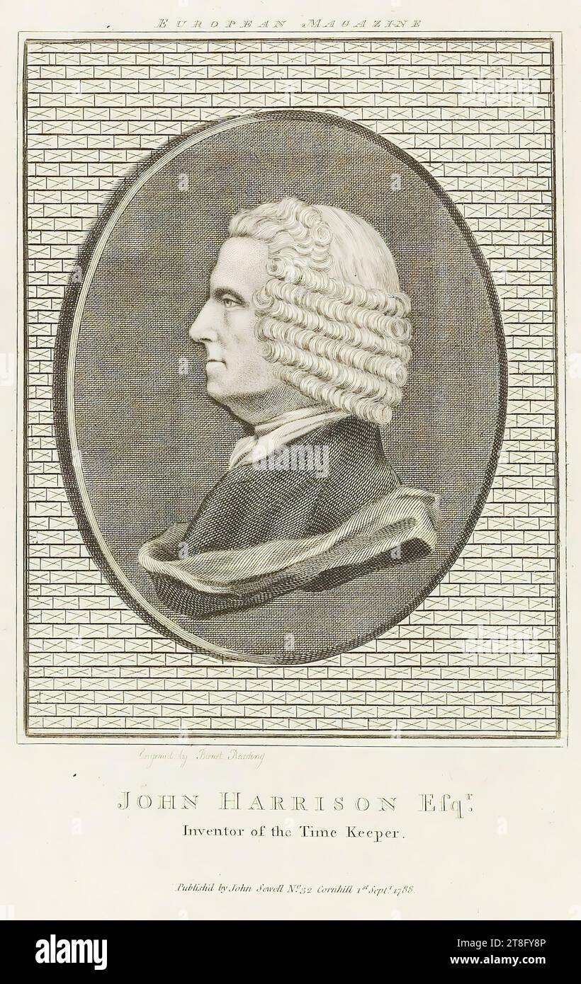 EUROPEAN MAGAZINE. Engraved by Burnet Reading. JOHN HARRISON Esqr ...