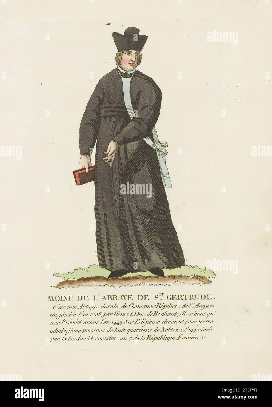 MONK OF THE ABBEY OF STE. GERTRUDE, It is a ducal Abbey of Regular ...
