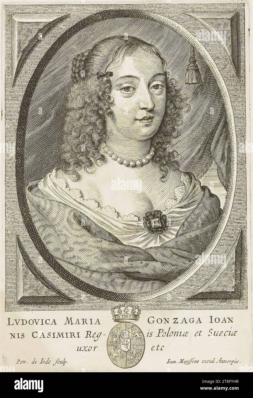 LVDOVICA MARIA GONZAGA IOAN, NIS CASIMIRI, King of Poland and Sweden ...